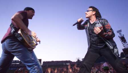 U2 Slane Castle 2001 Attendance Clipart